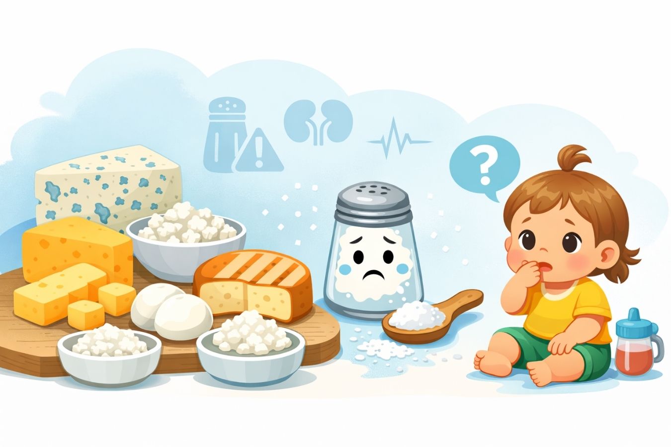 Which Types of Cheese May Be Too Salty for a Toddler?