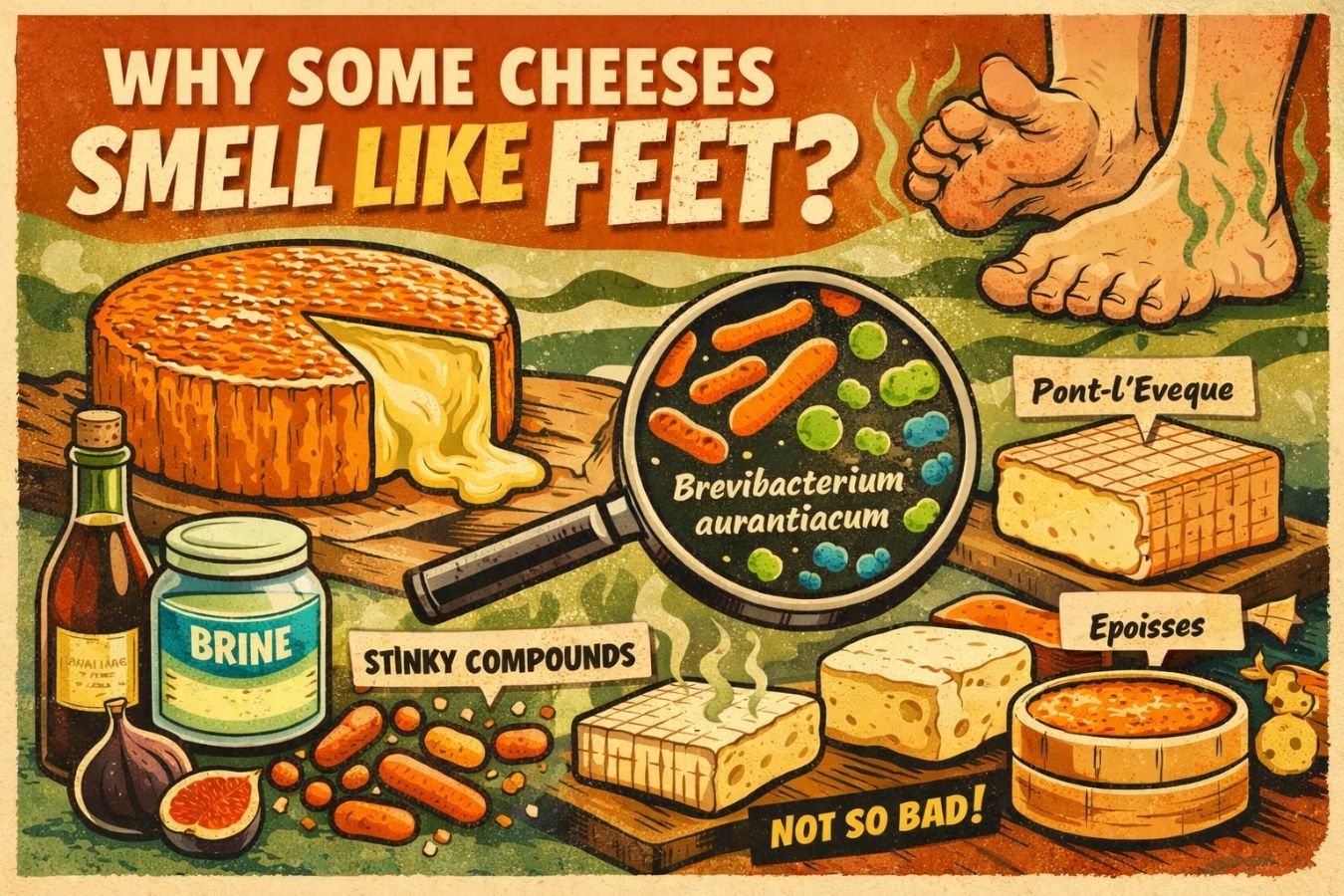 Why Some Cheeses Smell Like Feet (& Why That’s Actually a Good Thing)