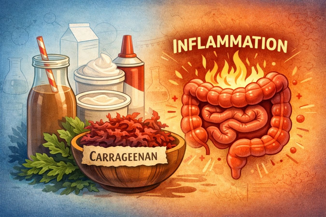 Carrageenan in Dairy: The Hidden Additive That May Trigger Inflammation